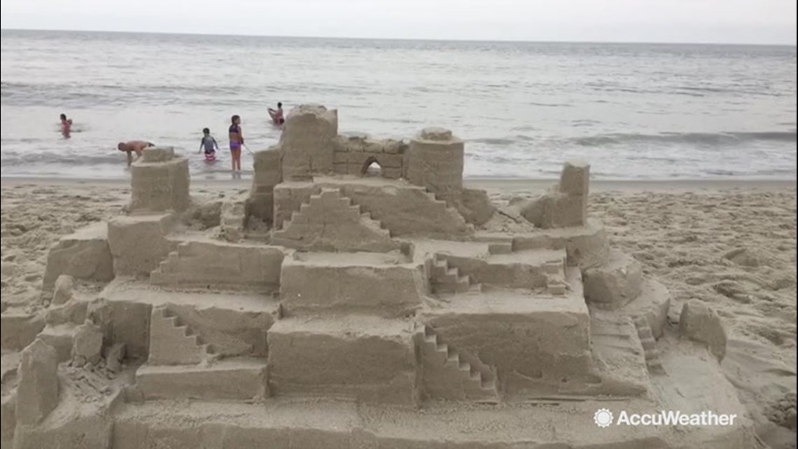 Impressive sand castle built in shores of Cape May, New Jersey | kcentv.com