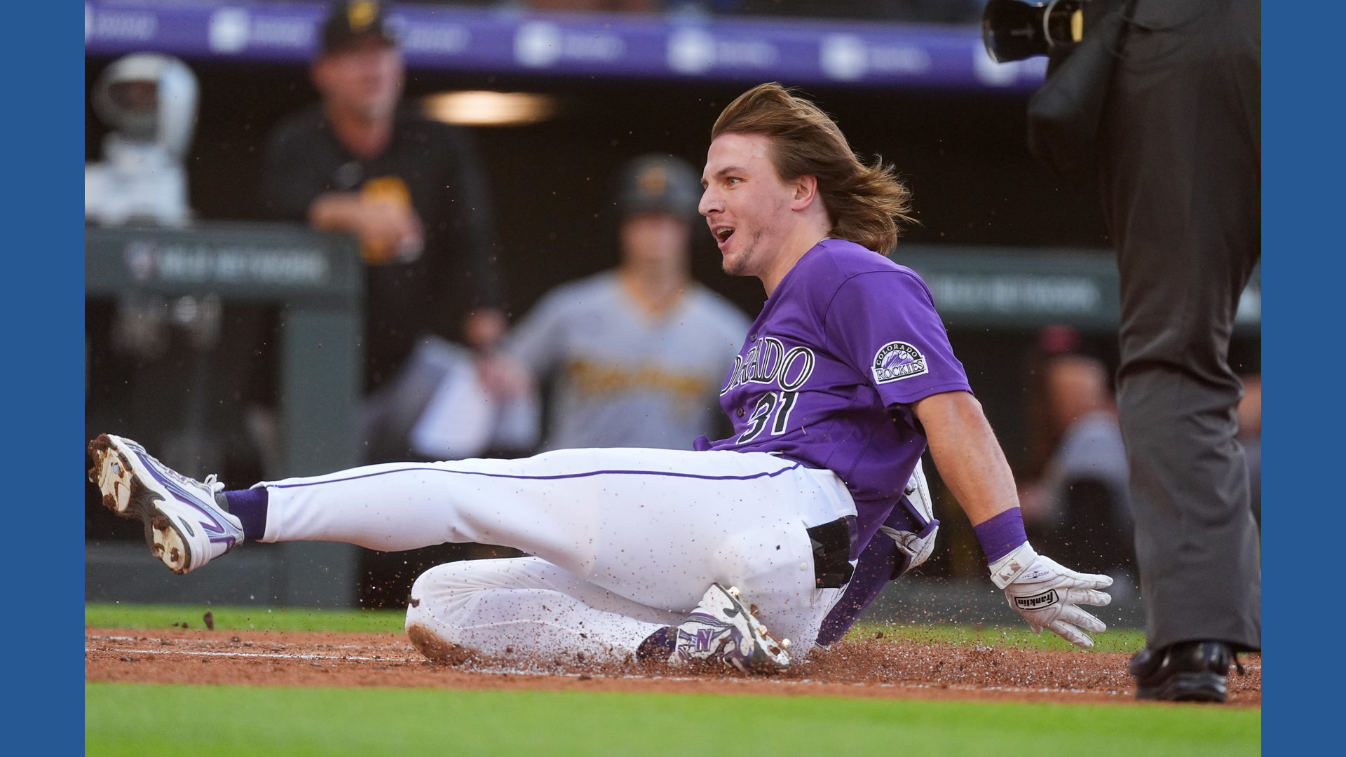 McCarthy hits leadoff inside-the-park homer off Skenes in Rockies' 2-1 ...