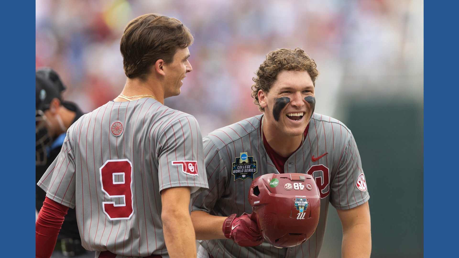 Oklahoma a win away from national title after roughing up North ...