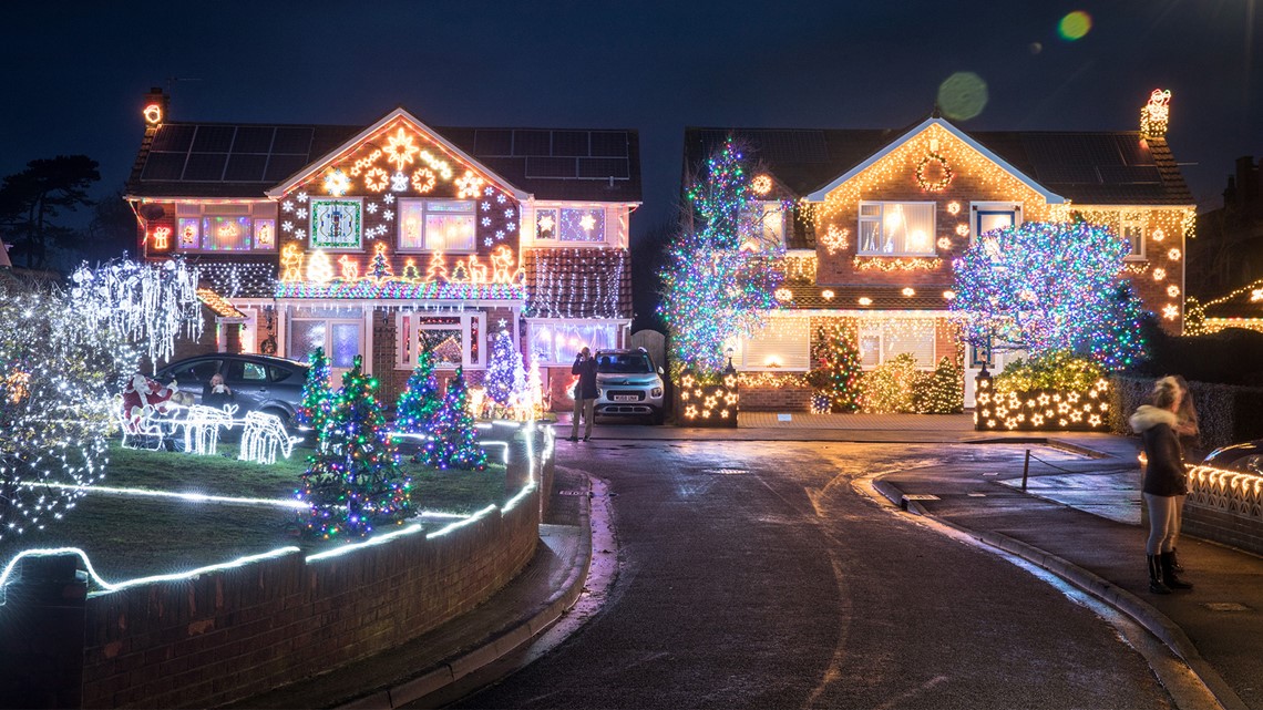 White xmas lights store