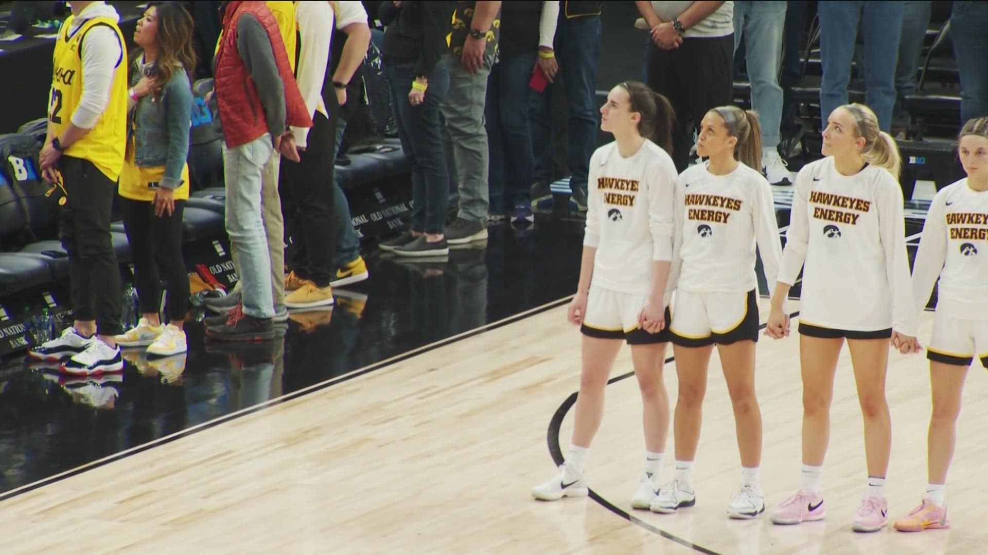 Caitlin Clark sets NCAA record for 3s in a season | kcentv.com