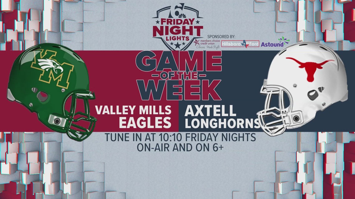 Axtell Longhorns beat Valley Mills Eagles with 35-7 in KCEN's Game of ...