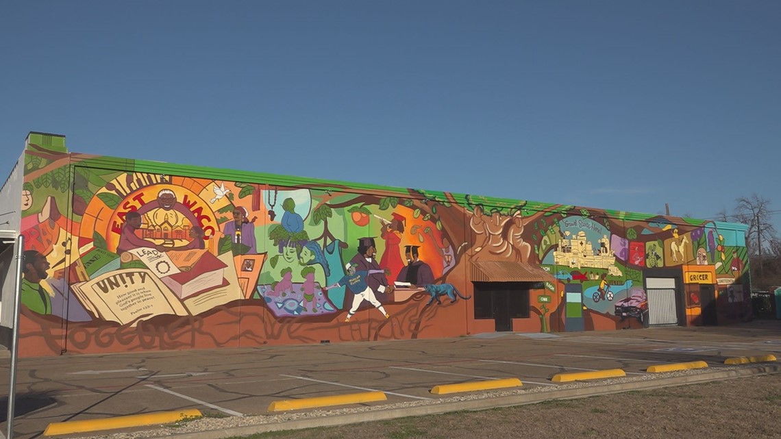 New 'Tree of Life' mural shows history of East Waco | kcentv.com