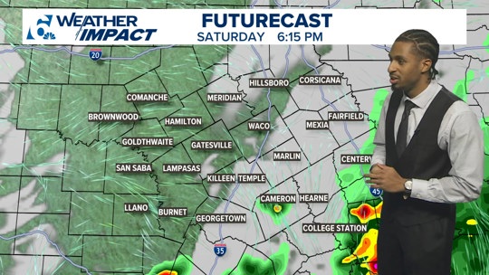 Rain chances return to Waco area, temperatures rise back into the mid ...