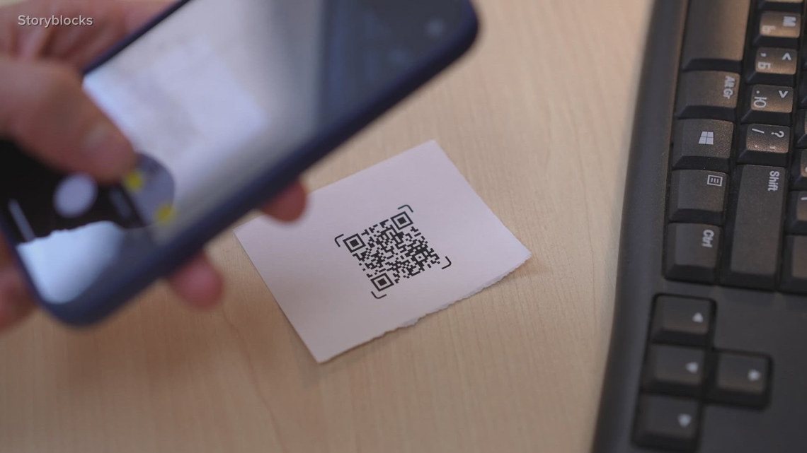Verifying whether scanning QR codes give out personal information ...