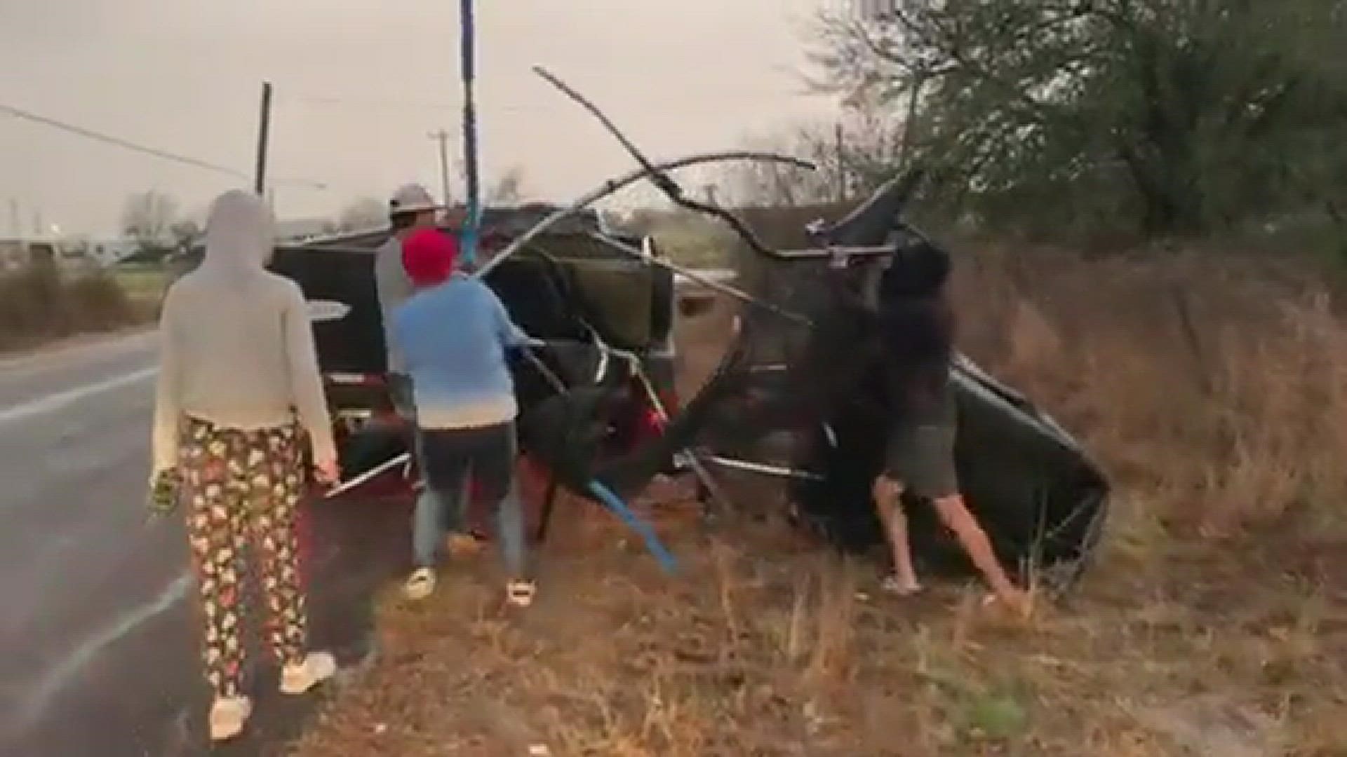 Damage reported in Jarrell, Texas following tornado in Round Rock ...