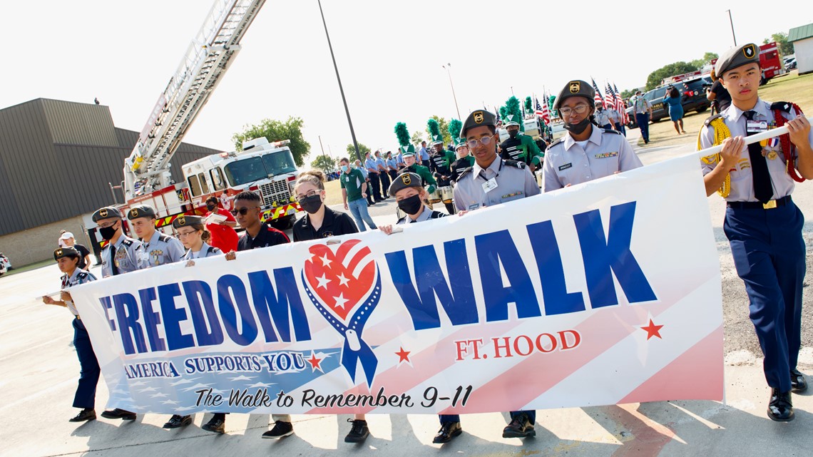 Killeen ISD holds 15th annual Community Freedom Walk for 9/11 | kcentv.com