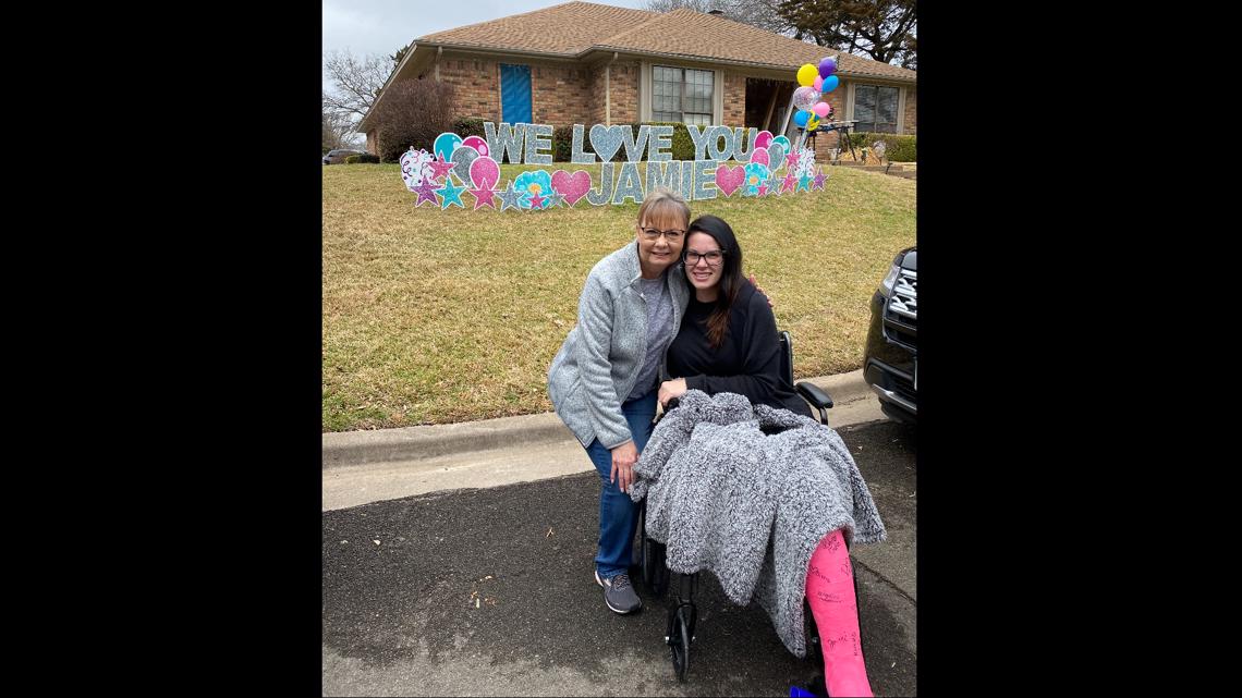 Jamie Blanek shares recovery after crash led to leg amputation | kcentv.com