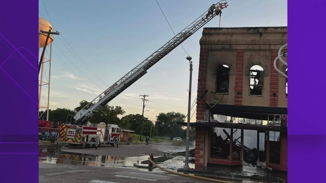 Investigators looking into what caused fire in Downtown Marlin | kcentv.com
