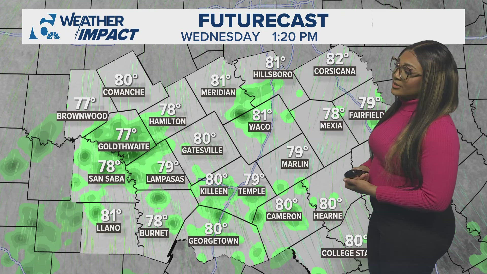 Multiple storm systems could bring up to 5 inches of rain to Waco ...