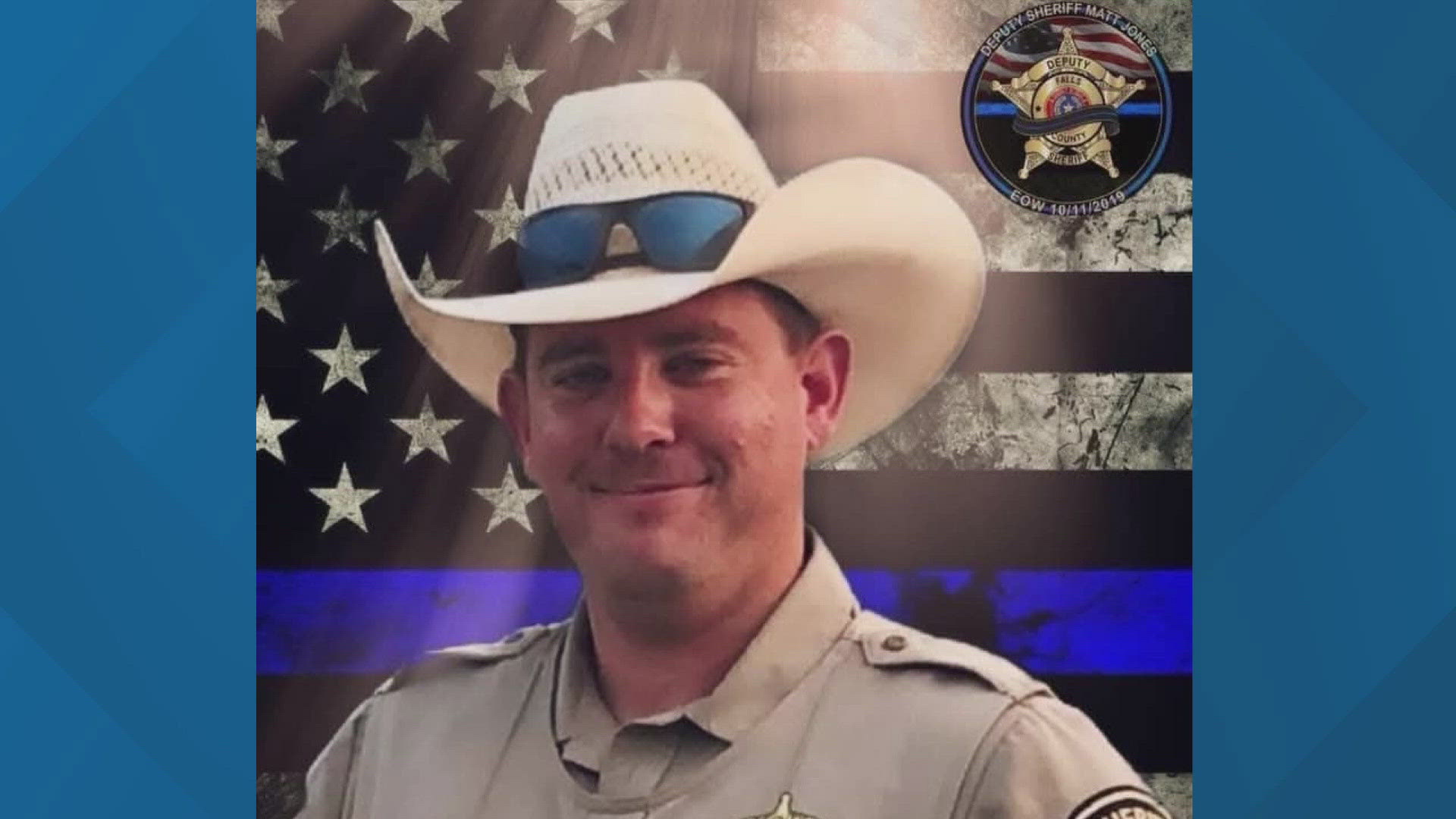 Falls County memorializes fallen Deputy Matt Jones | kcentv.com