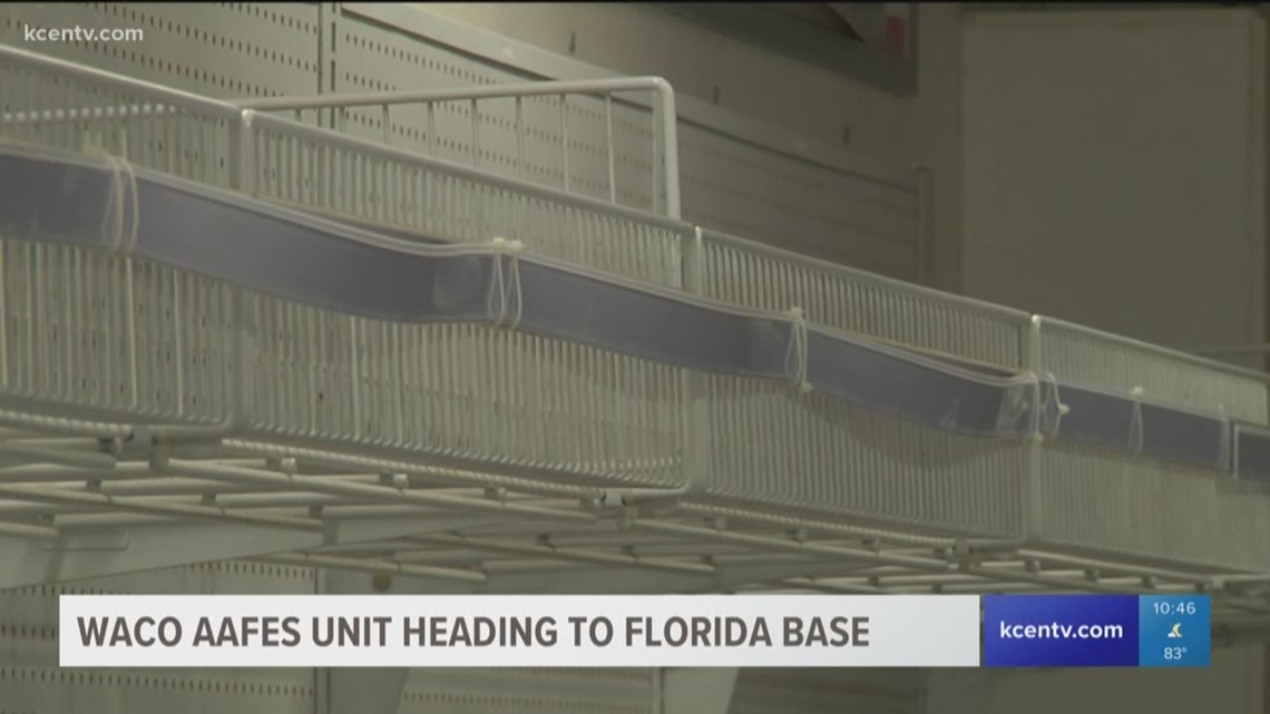Waco AAFES unit helps Florida military base | kcentv.com