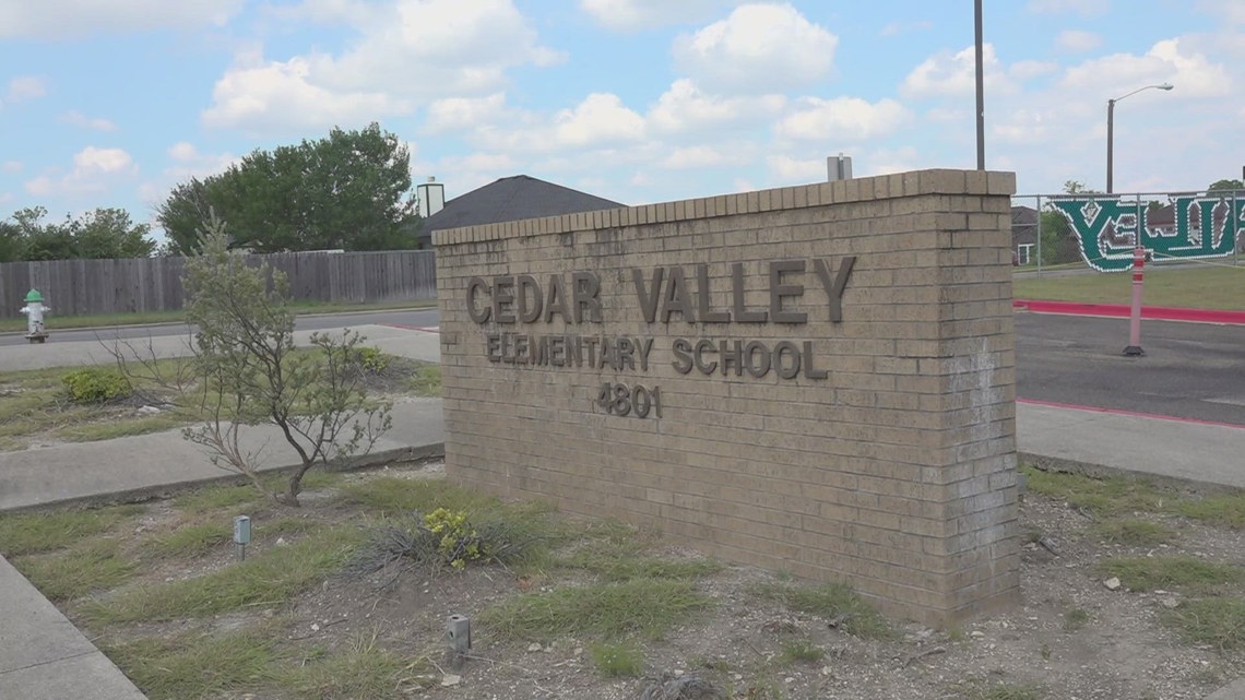 Cedar Valley Elementary Students wear green to honor Hunt ISD flood ...
