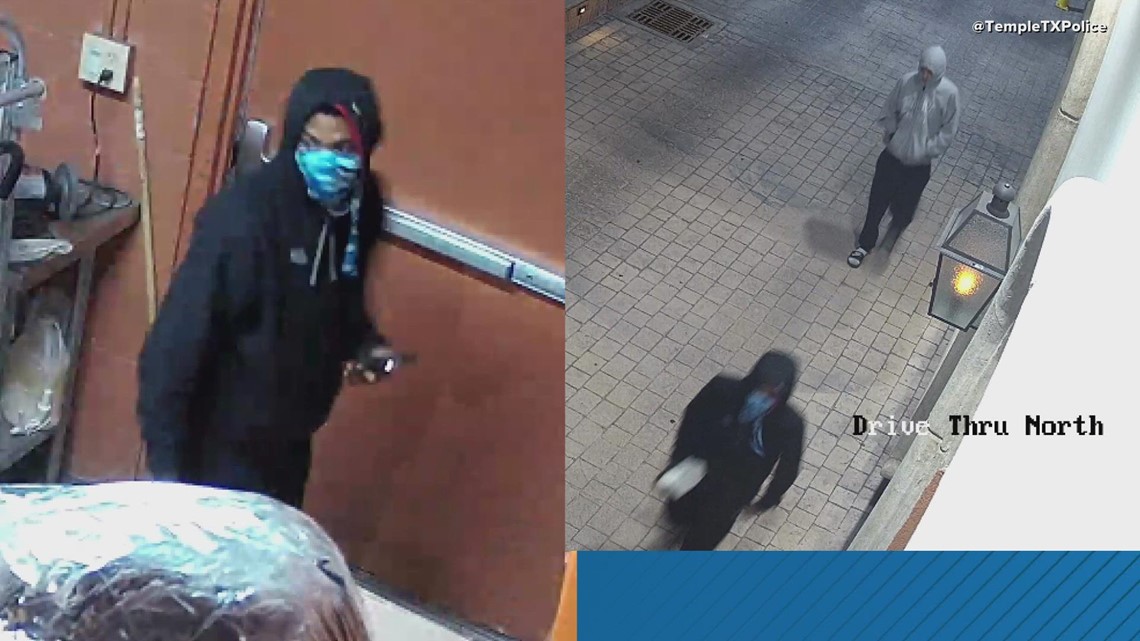 Temple Police Department searching for robbery suspects | kcentv.com