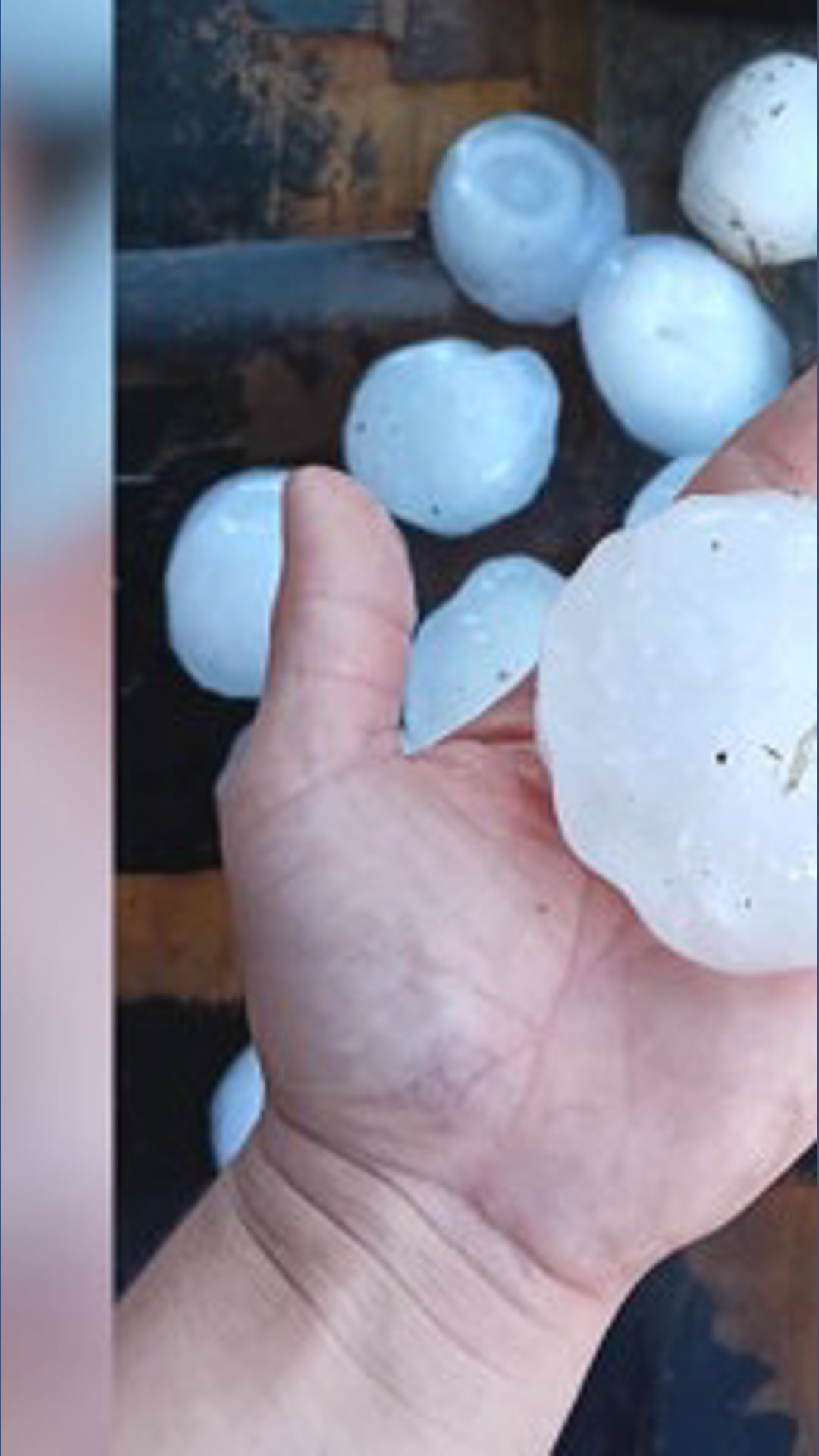 Check it out: Large-sized hail in the Texas Hill Country | kcentv.com