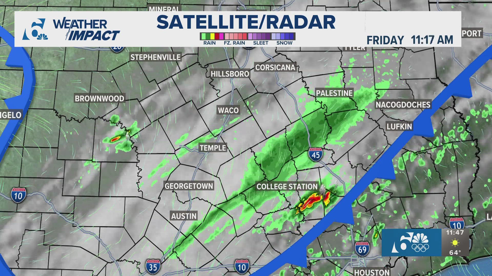 Cold front to bring storms with steep temperature drop to Central Texas ...