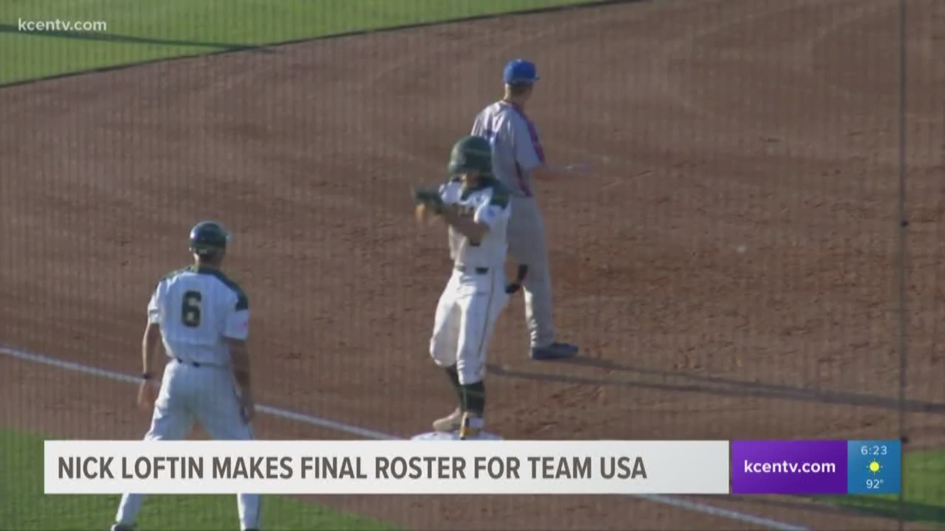 Baylor Baseball's Nick Loftin makes final roster for Team USA | kcentv.com