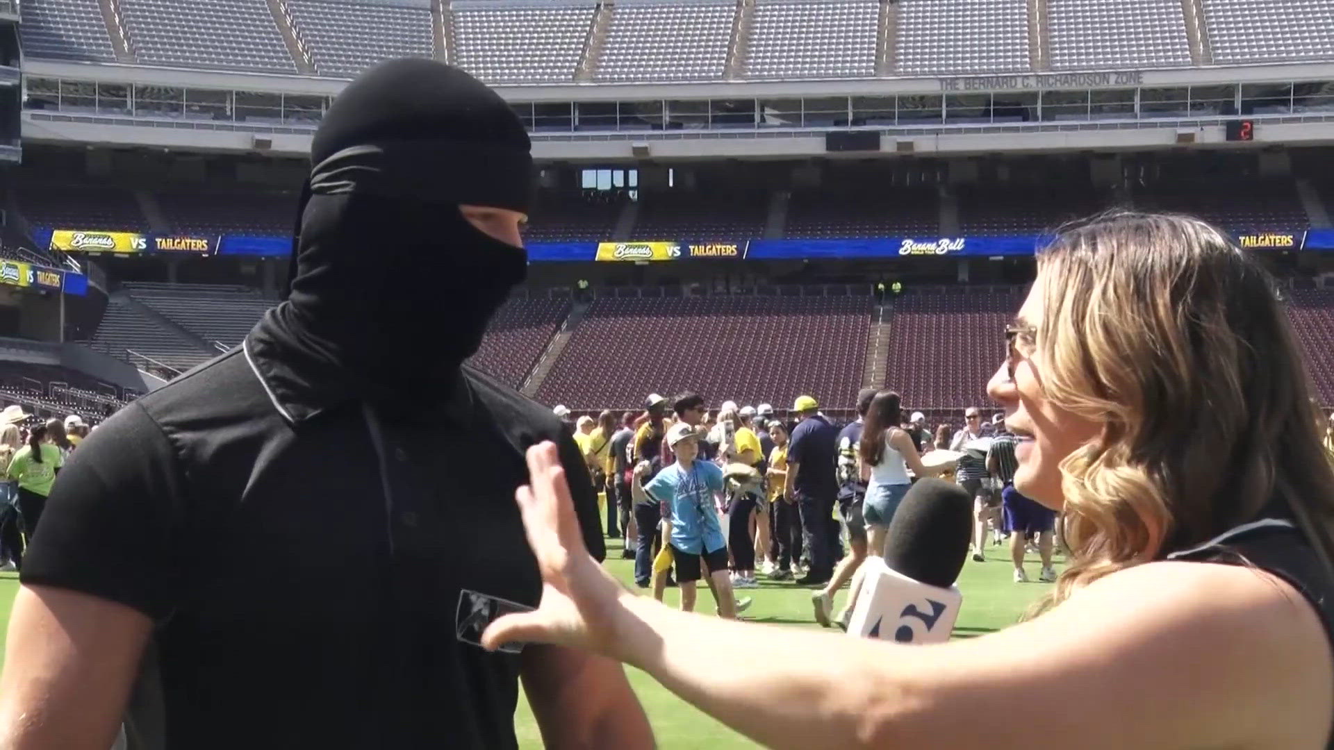 Belton native part of history as Banana Ball fills Kyle Field | kcentv.com