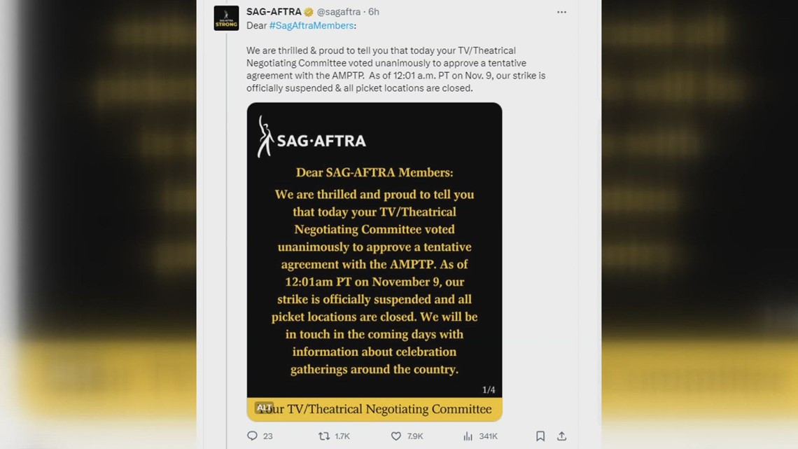 SAG-AFTRA reaches tentative agreement | kcentv.com