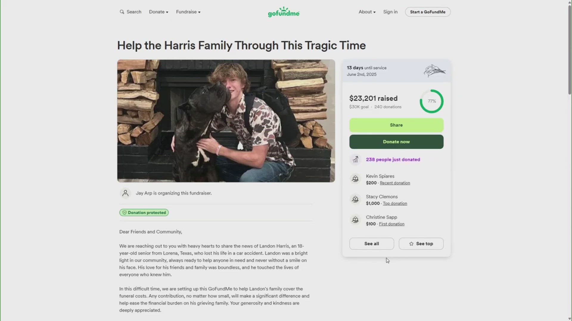 Lorena, TX: Community mourns loss of high school senior killed in car ...