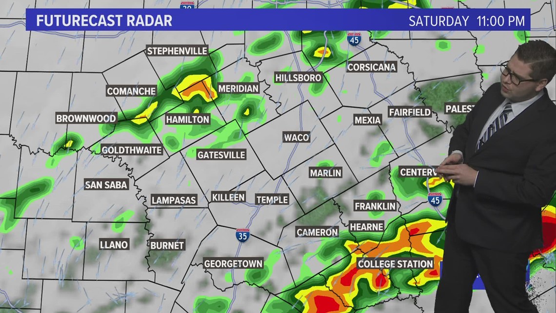 Scattered Showers and Storms For Our Saturday with Chance For Severe ...