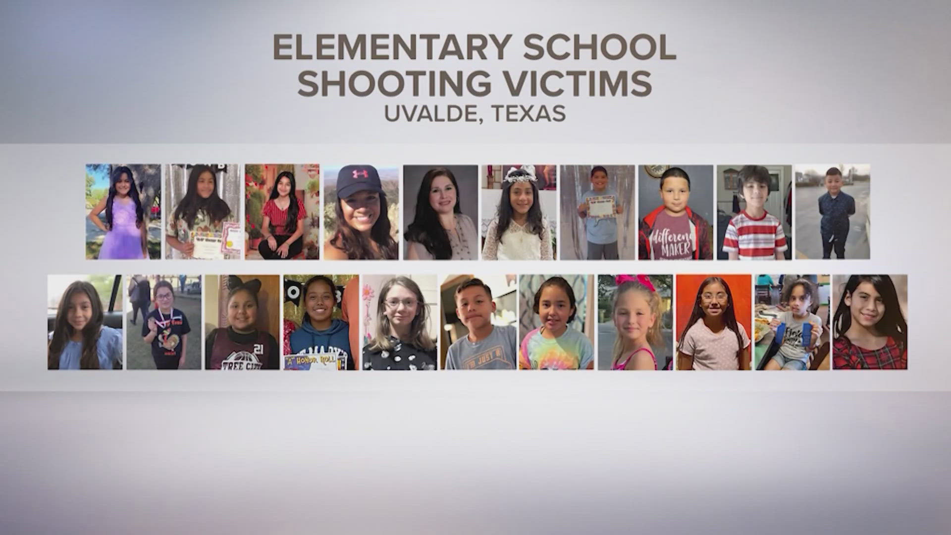 Vigil in Uvalde honors 21 lives lost in Robb Elementary school shooting ...