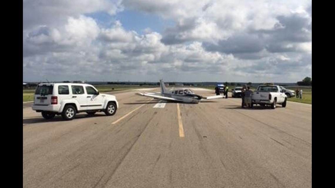 Small plane makes hard landing at local airfield | kcentv.com
