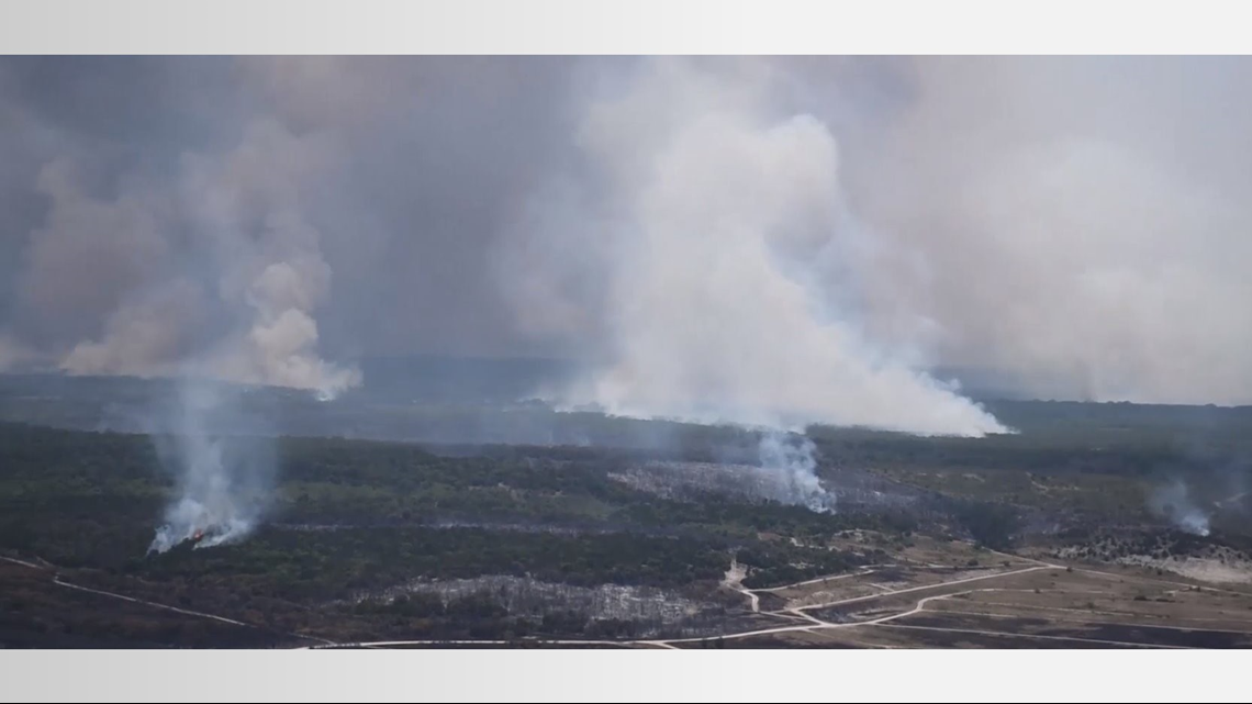 Fort Hood range fires 90 percent contained | kcentv.com