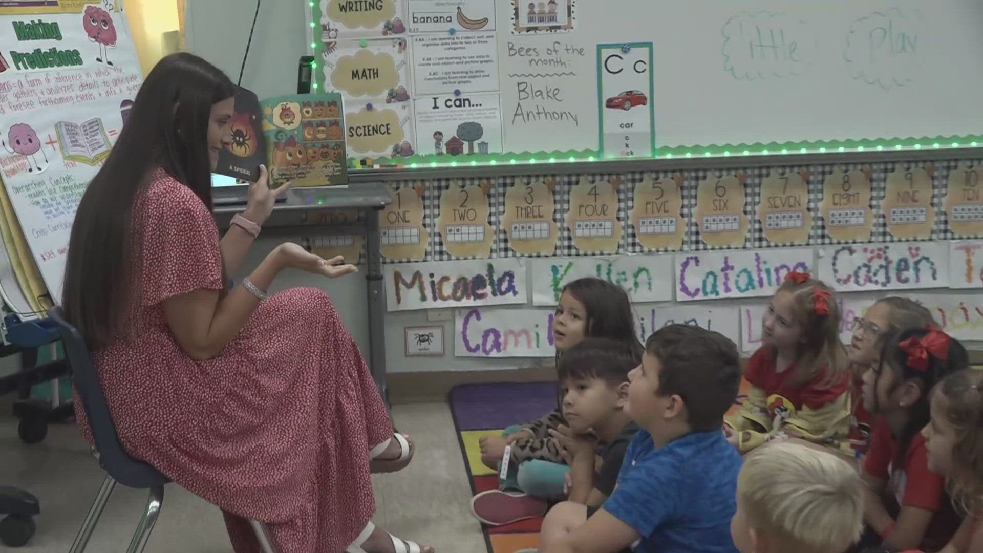 Academy kindergarten teacher writes her own book to enhance student ...