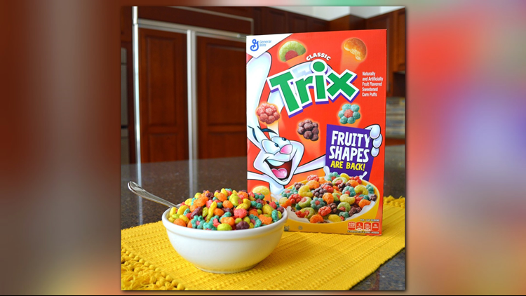 Trix is bringing back its iconic Fruity Shapes | kcentv.com