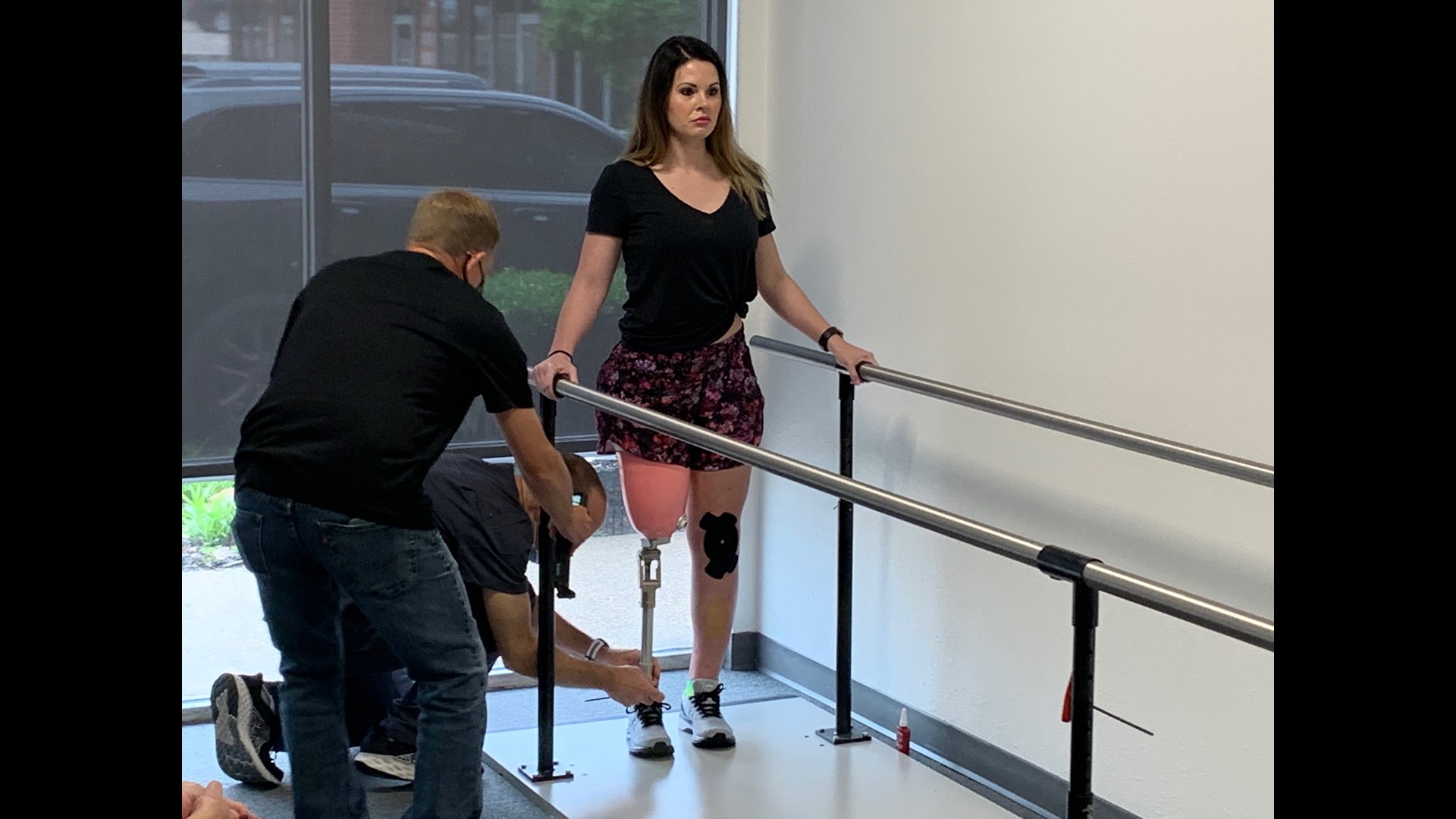 Jamie Blanek shares recovery after crash led to leg amputation | kcentv.com