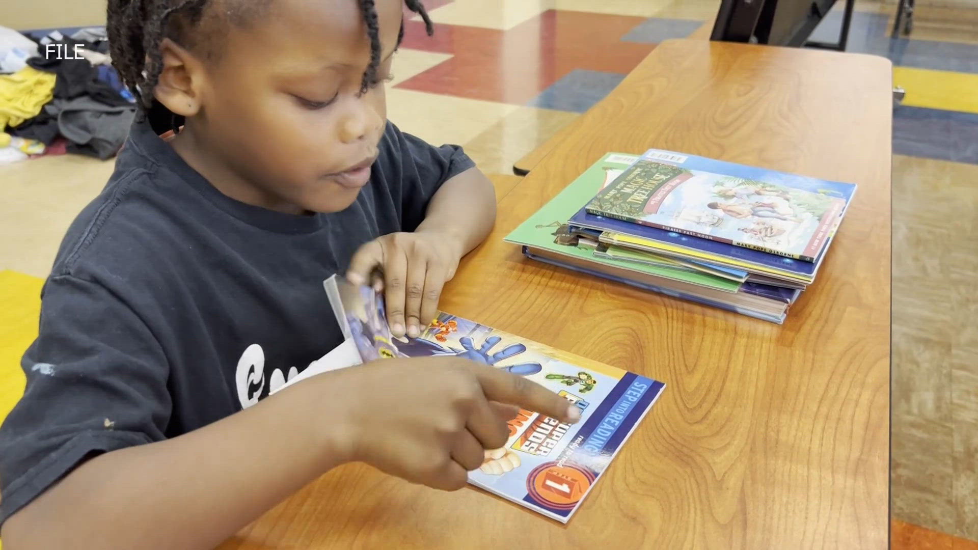 'It helps them maintain their progress' | KCEN community book drive ...