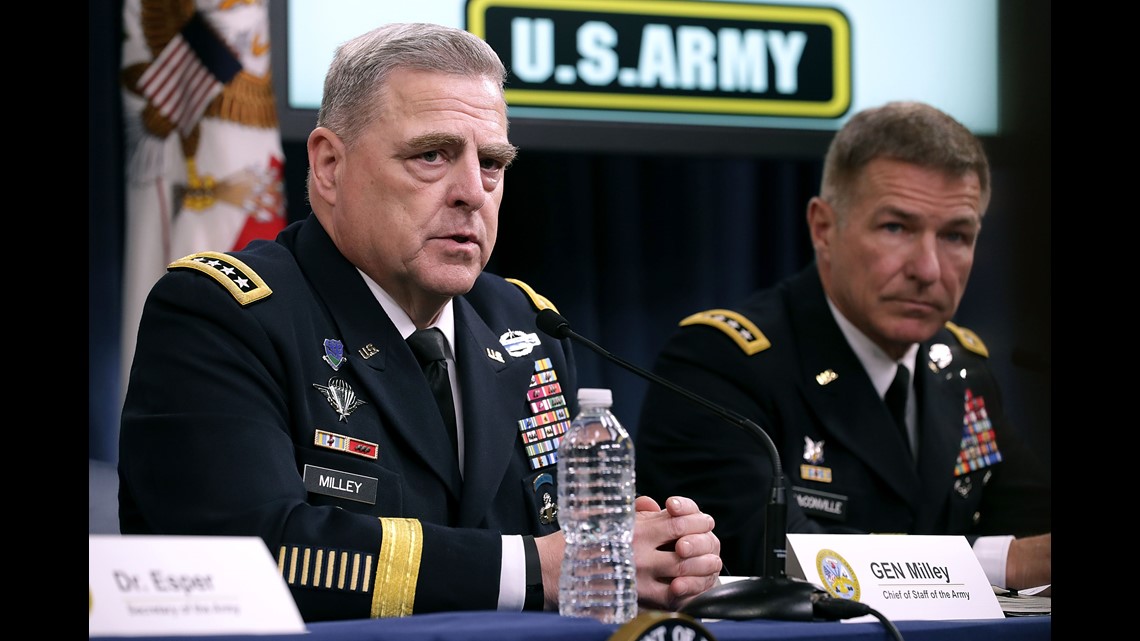 GEN Mark Milley to be named chairman of Joint Chiefs of Staff, U.S ...