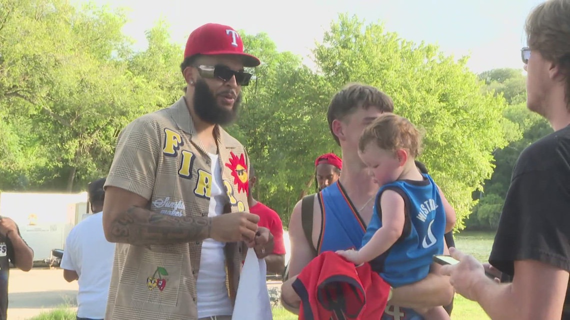 Kenrich Williams block party celebrates friends, family and community ...