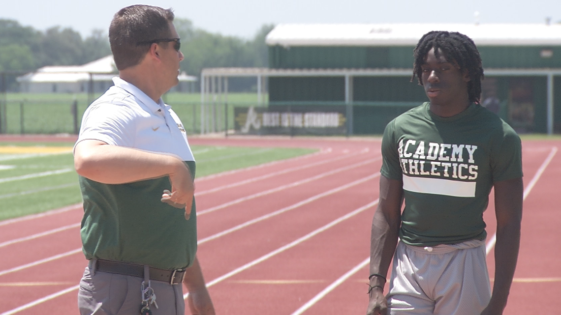 Academy High junior Chris Preddie heads to Texas state track meet ...