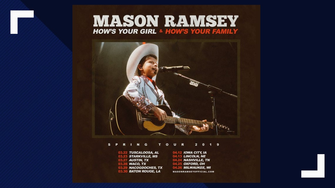 Mason Ramsey, aka Walmart yodel boy, bringing tour to Waco in March ...