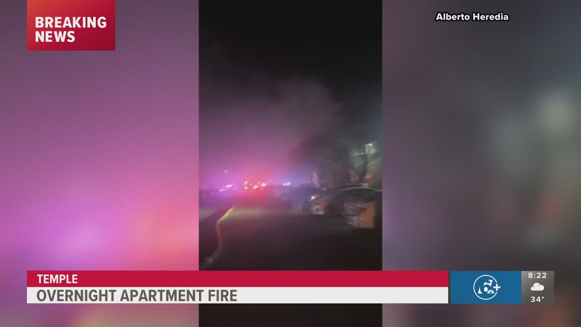 Overnight grease fire tears through Temple apartment complex | kcentv.com