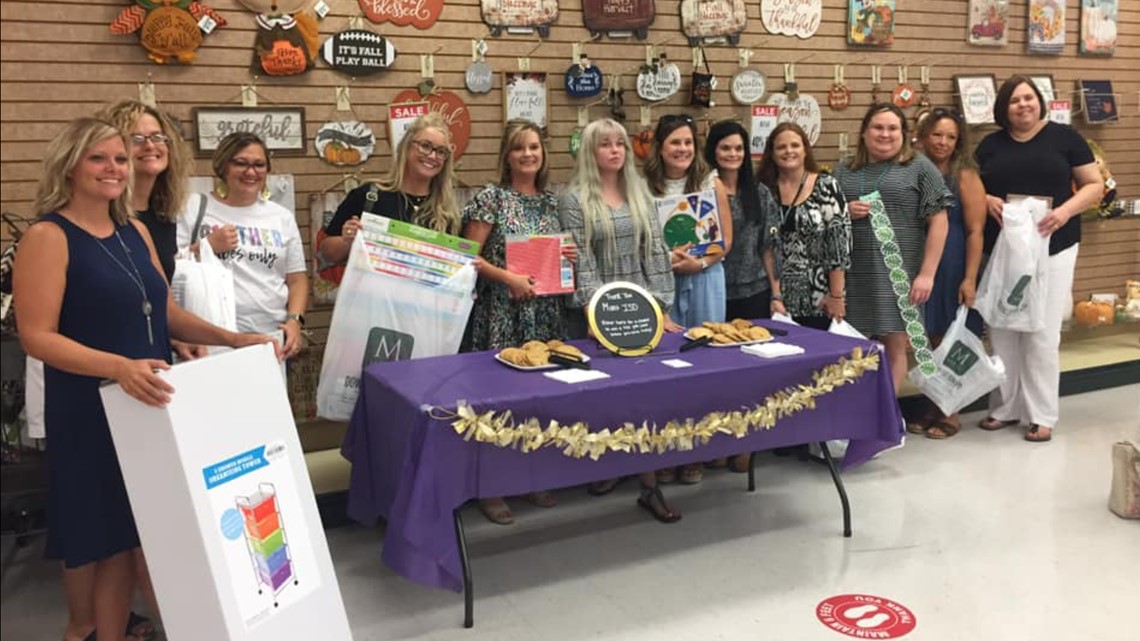 Mart ISD staff surprised with shopping spree 2021-22 school year | kcentv.com