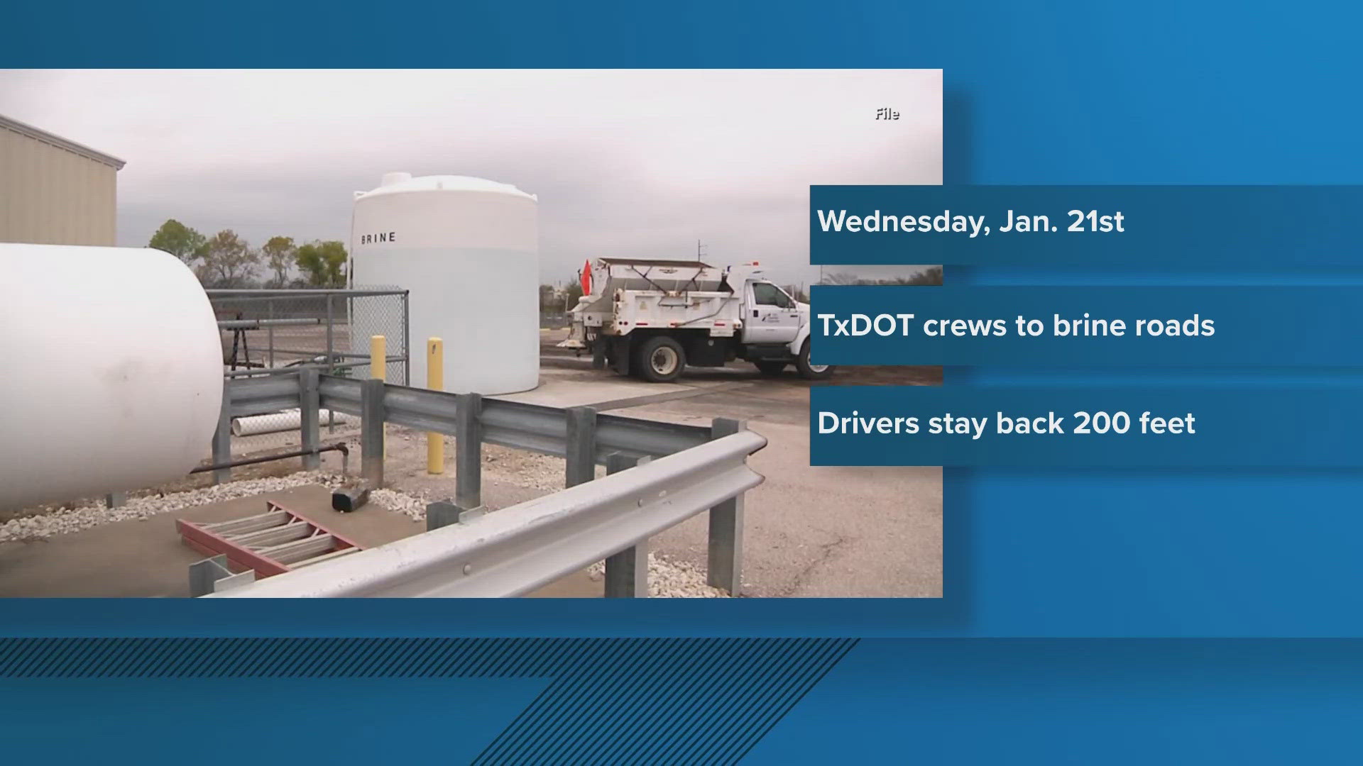 TxDOT crews prepare Central Texas roads ahead of icy weekend cold snap ...