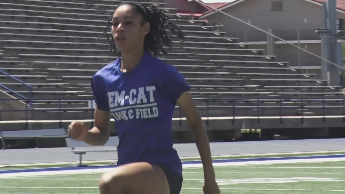 Temple High School track athlete making waves in 400m, long jump events ...