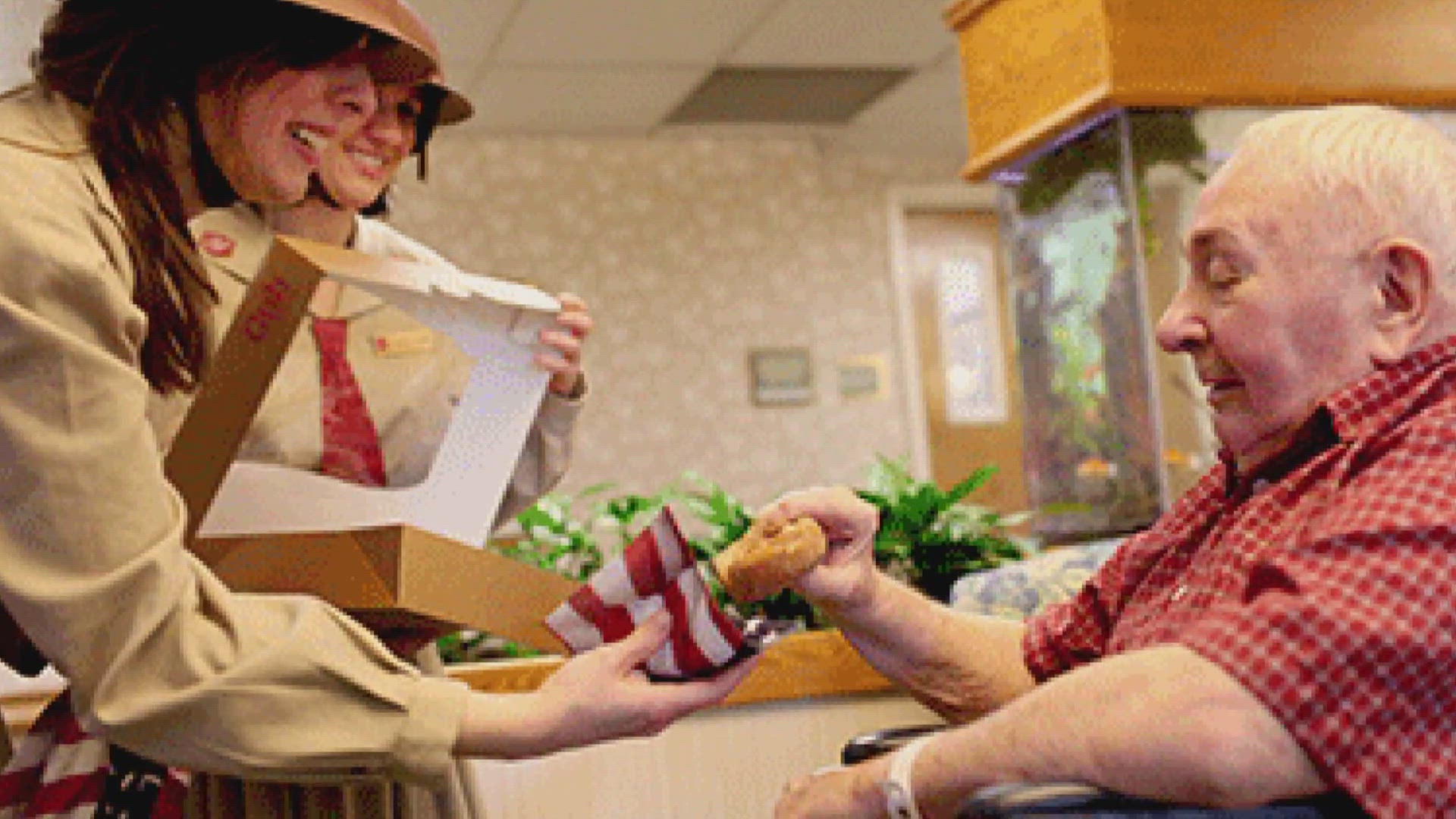 Salvation Army celebrates National Donut Day with "donut lassie ...