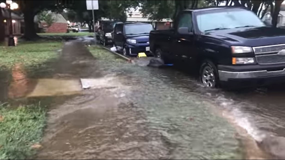 Heavy rain flooding streets in Waco, police and fire departments say be ...