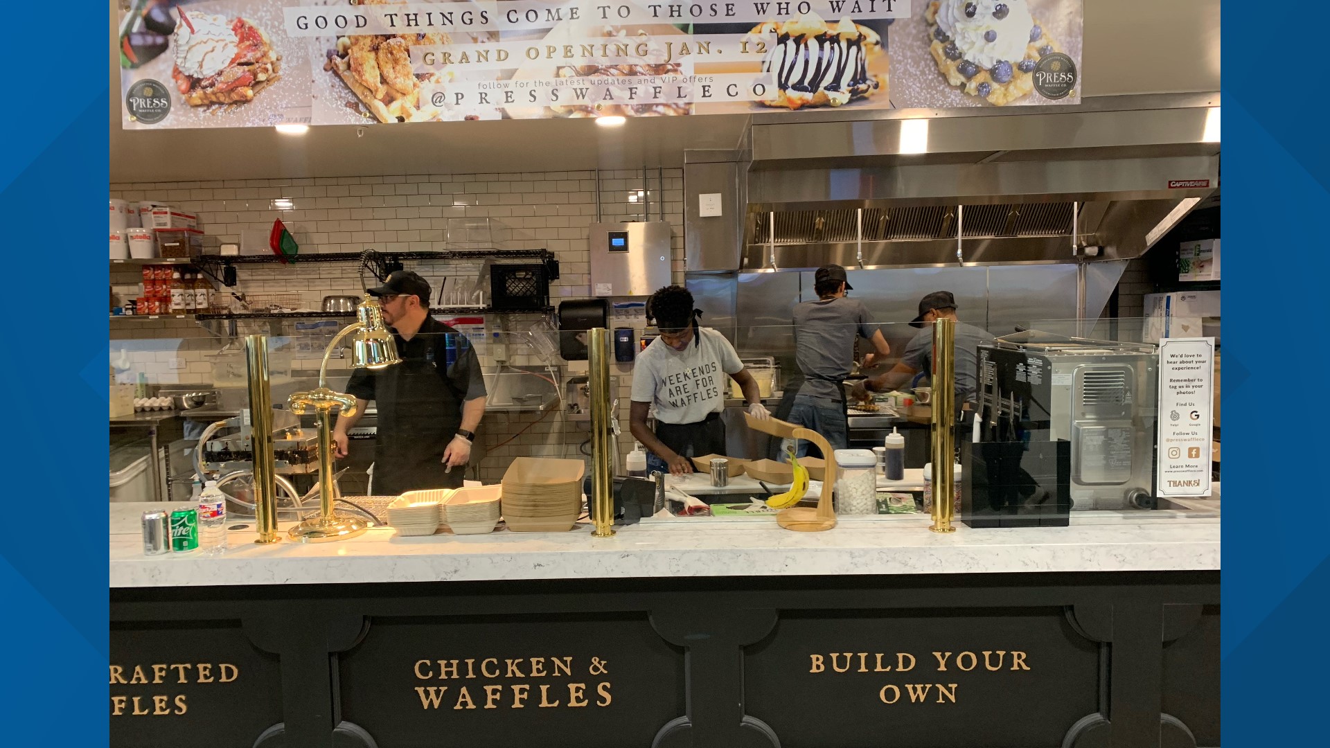 Press Waffle Company opened in Union Hall in Waco | kcentv.com