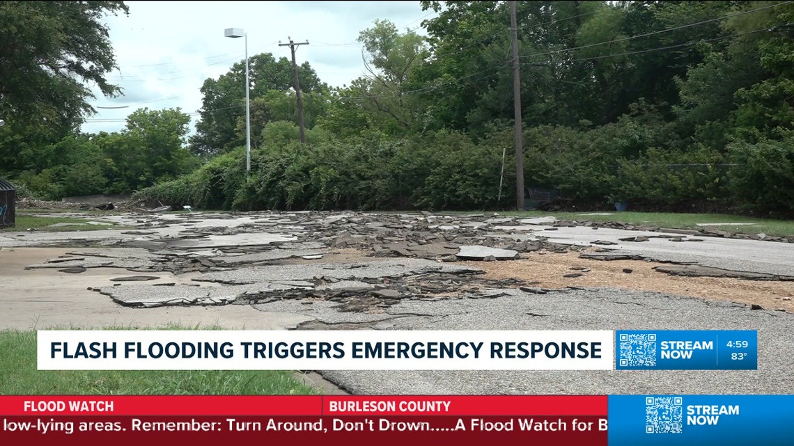 Flash flooding in Waco triggers emergency response | kcentv.com