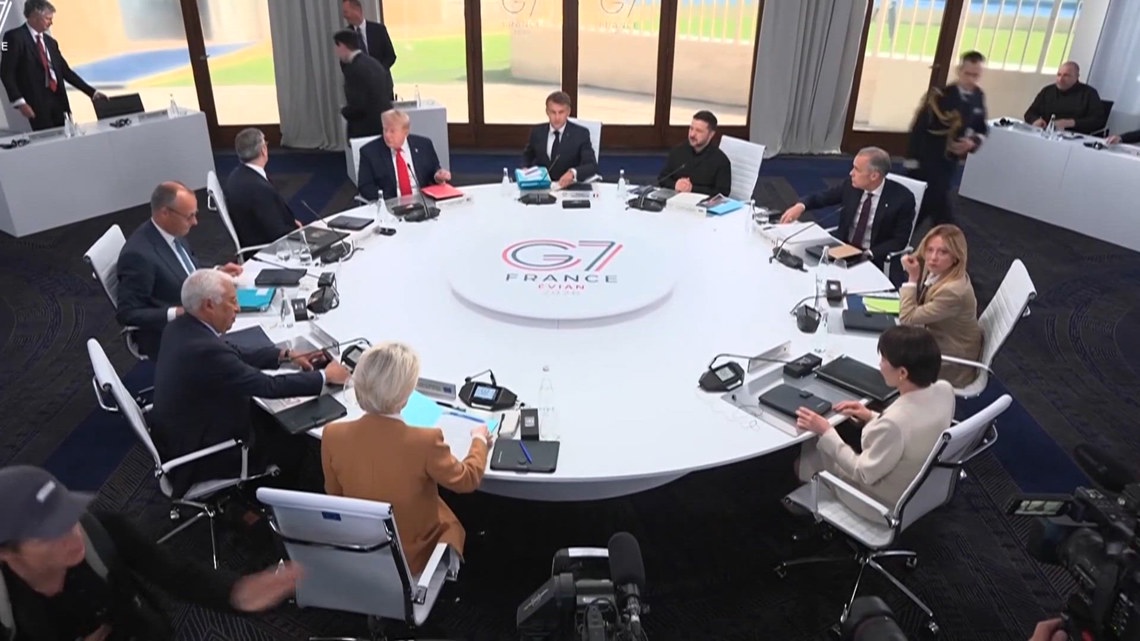 Trump meets world leaders at G7 amid Iran deal negotiations | kcentv.com