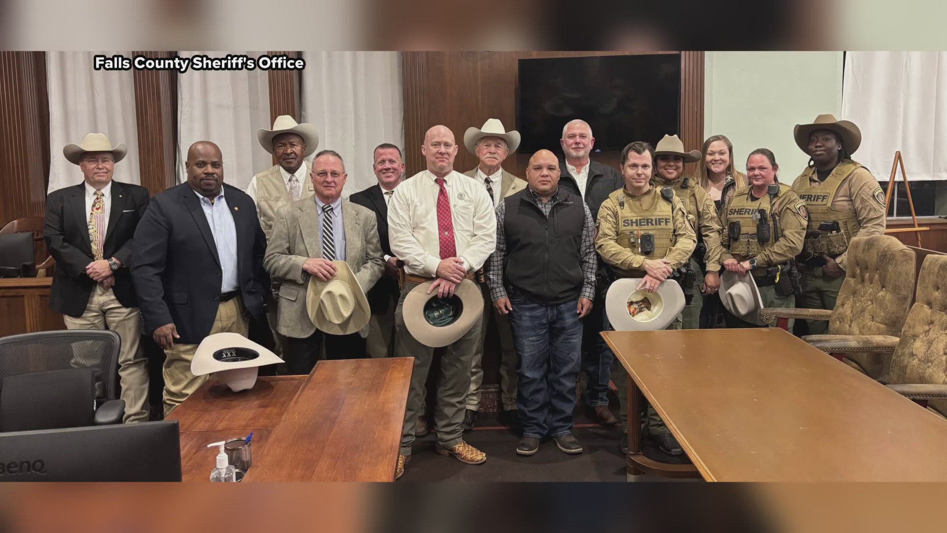 Milam County, Falls County, Texas swear in sheriffs on Jan. 1 | kcentv.com