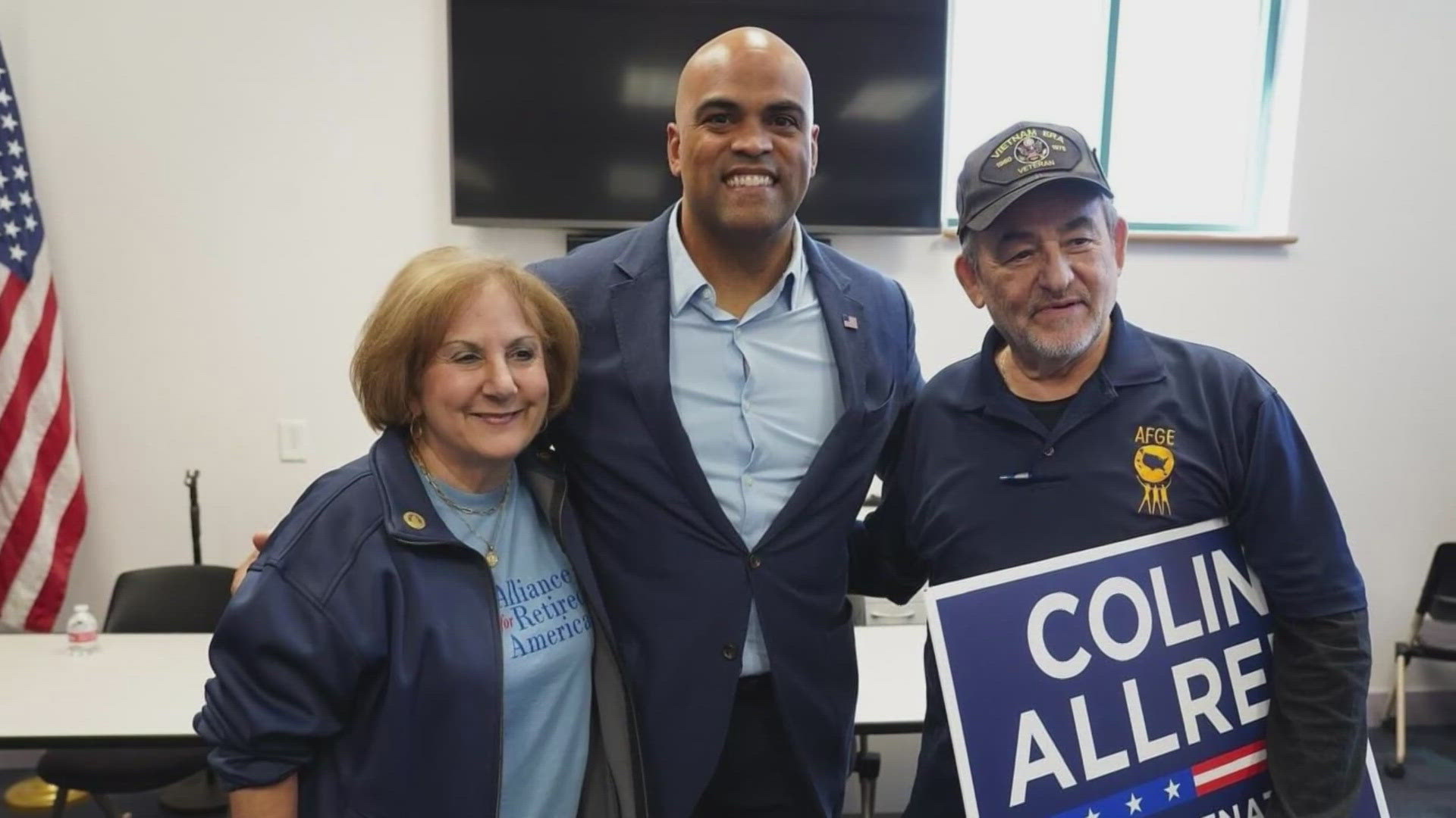 Allred in Waco as he prepares to run in the democratic primary for seat ...