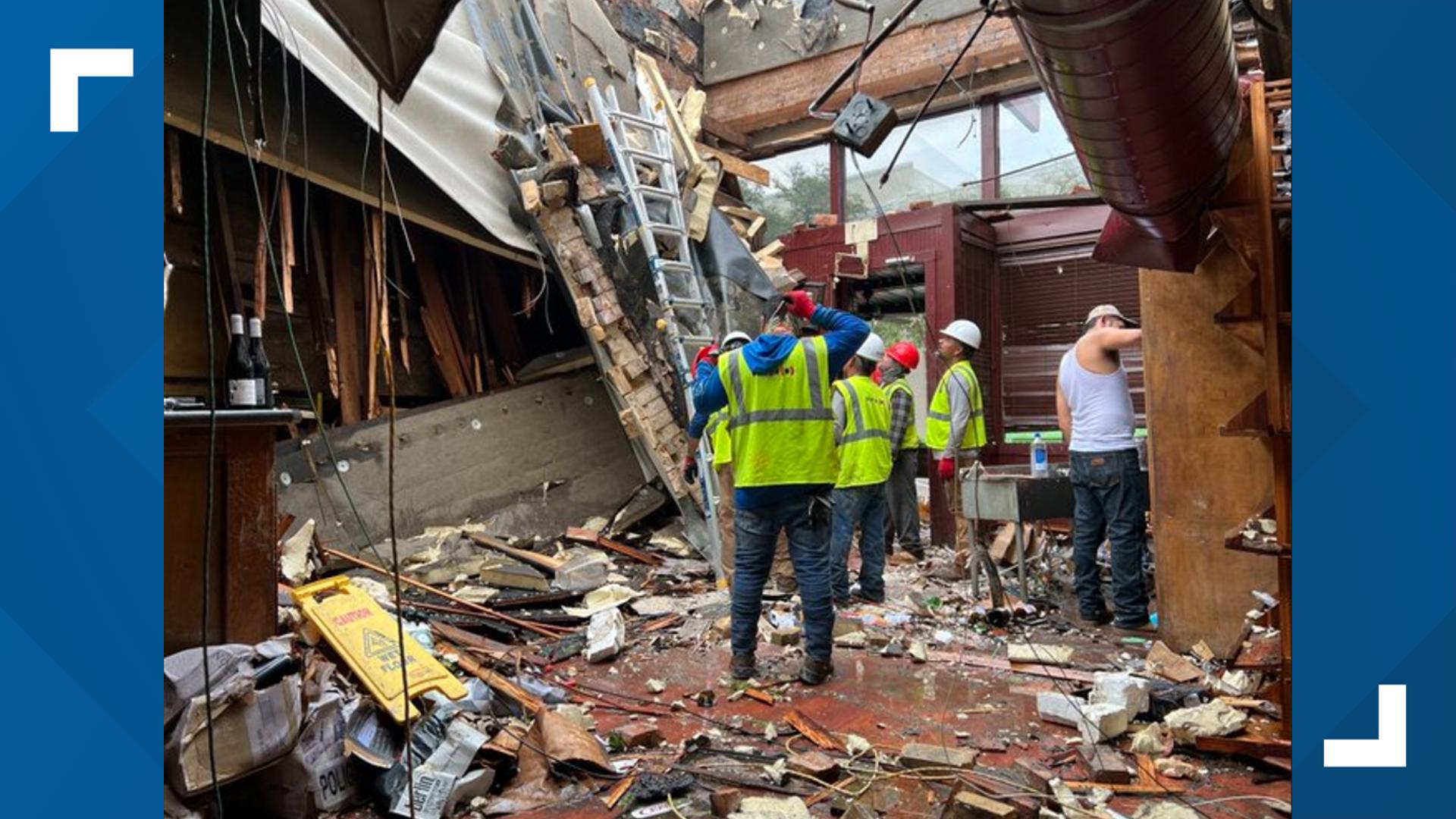 Storm damage continues in Central Texas on Thursday. | kcentv.com