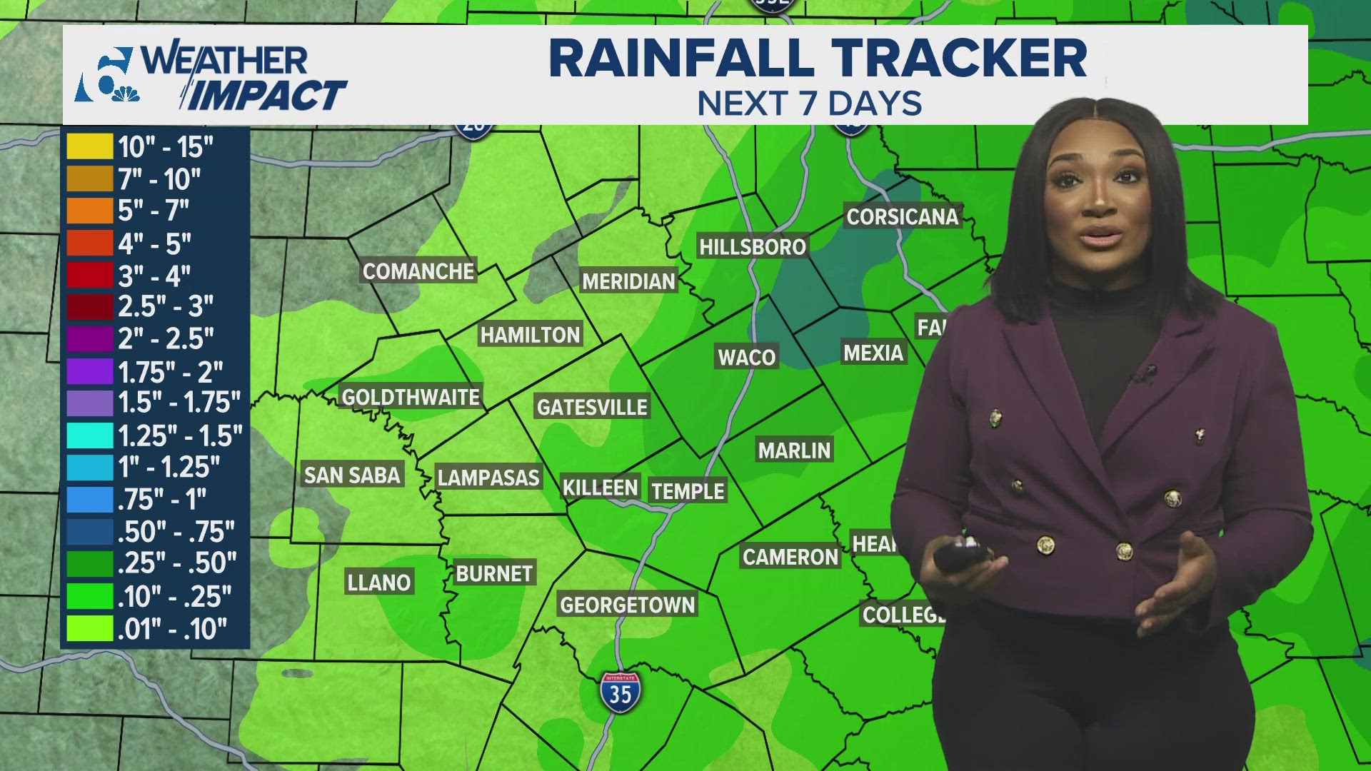 Weak cold front may bring rain chances into weekend | Central Texas ...