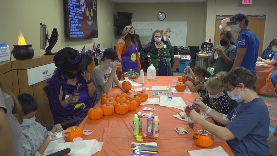 Spirit Halloween hosts Halloween party for patients at McLane Children ...